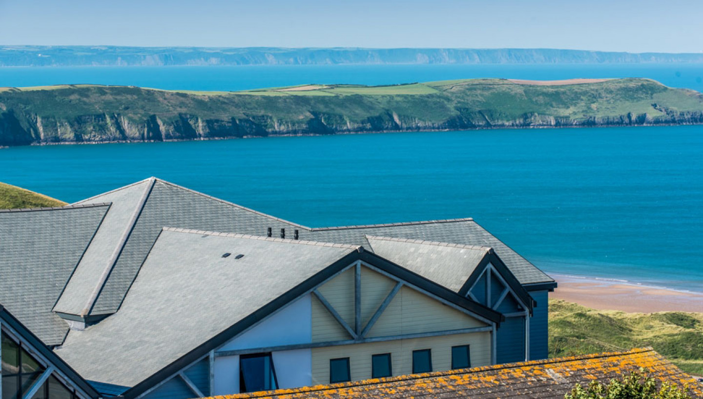 Using Cembrit Alpina natural roof slates is a breeze on the Devon coast