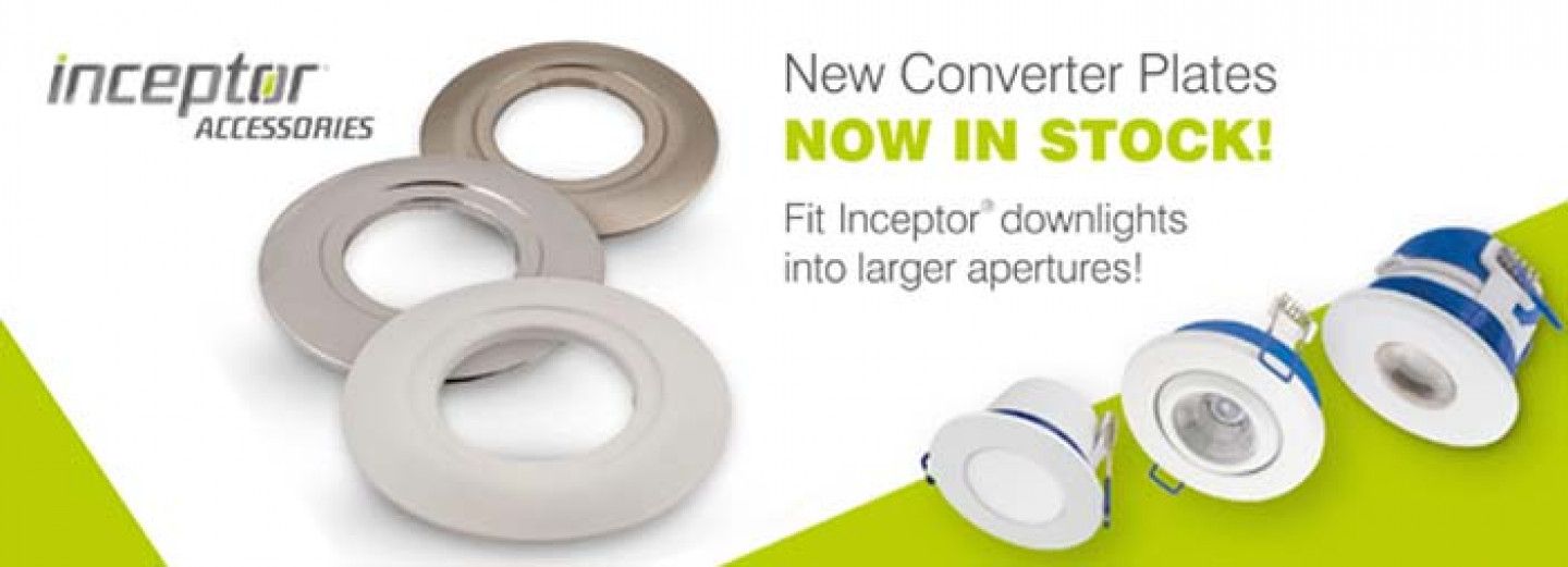 New Converter Plates for Scolmore’s Inceptor range